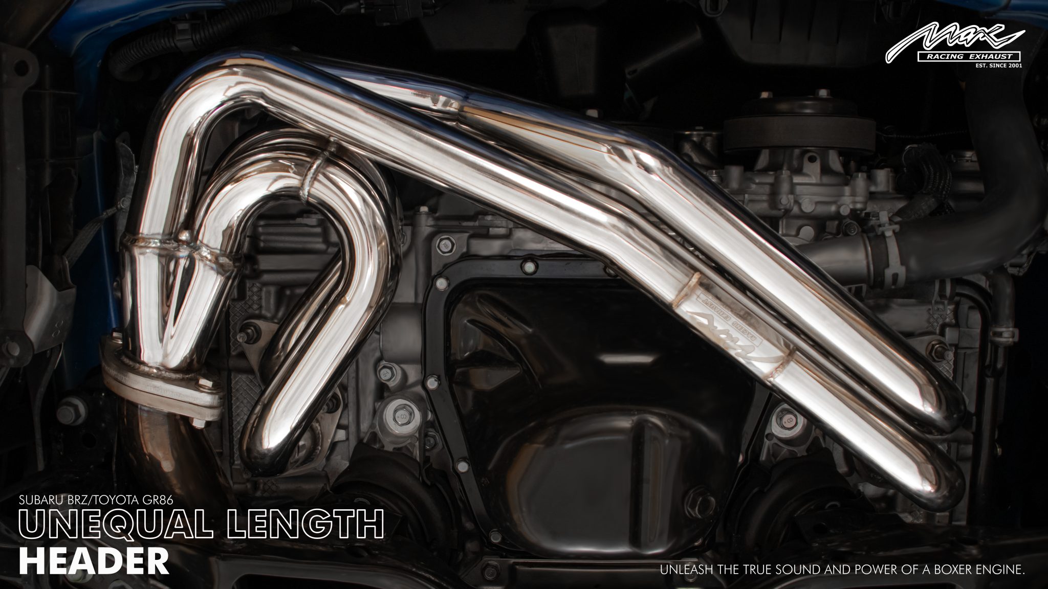 Toyota GR86 ZN8 / Subaru BRZ ZD8 Unequal Length Direct Exhaust Header ...