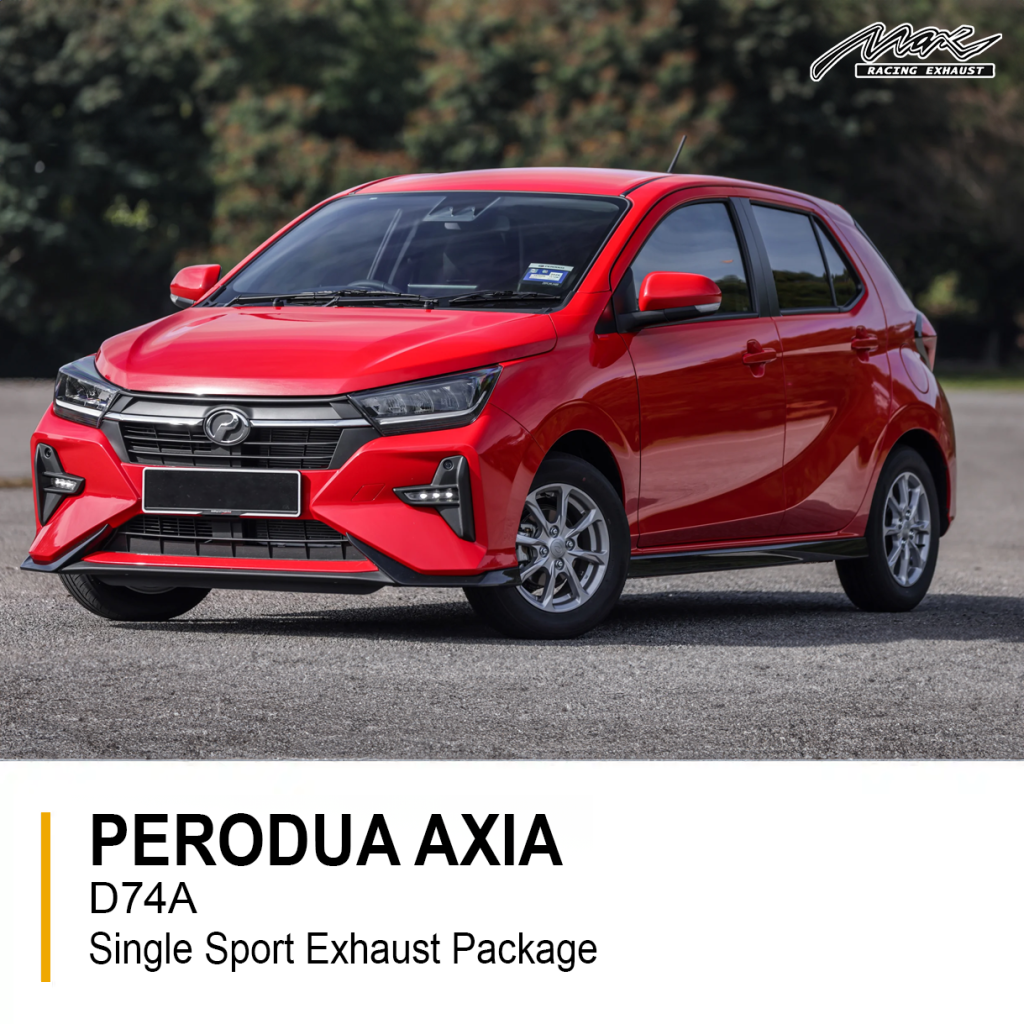 New Perodua Axia D74A / Toyota Wigo Single Sport Exhaust Package | Max ...