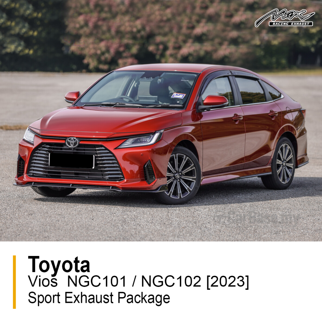 Toyota Vios NGC101 / NGC102 2023 Sport Exhaust Package | Max Racing Exhaust