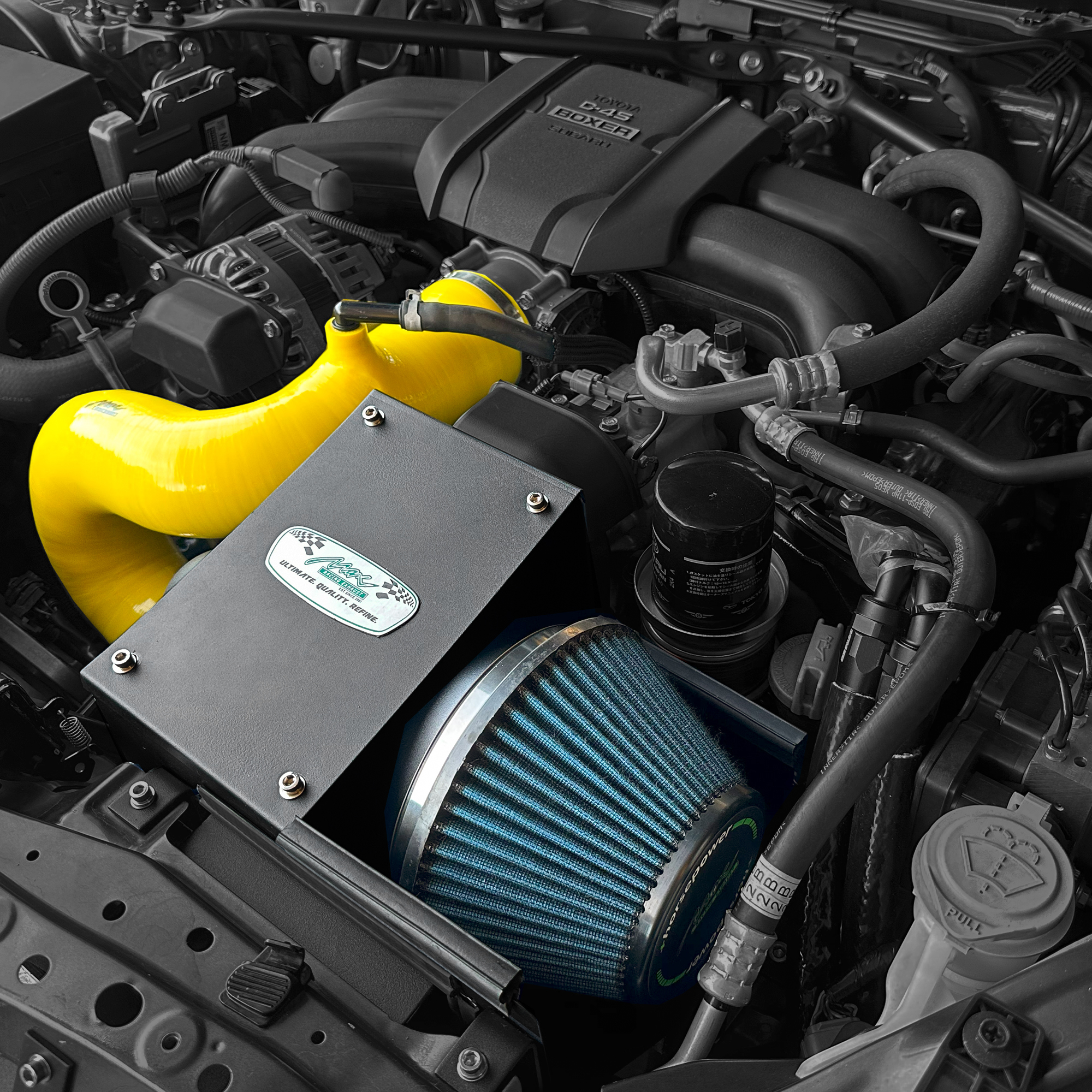 Max Racing Cold Air Open Pod Intake System for Toyota GR86 ZN8 / Subaru ...